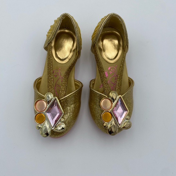 Disney | Shoes | Disney Princess Belle Kids Shoes With Gem Accents ...